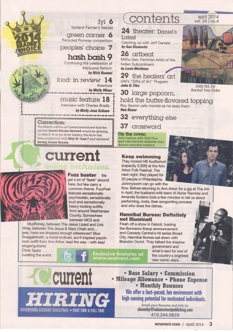 Reel Roy Reviews in Ann Arbor Current Magazine + New Amazon Reviews ...