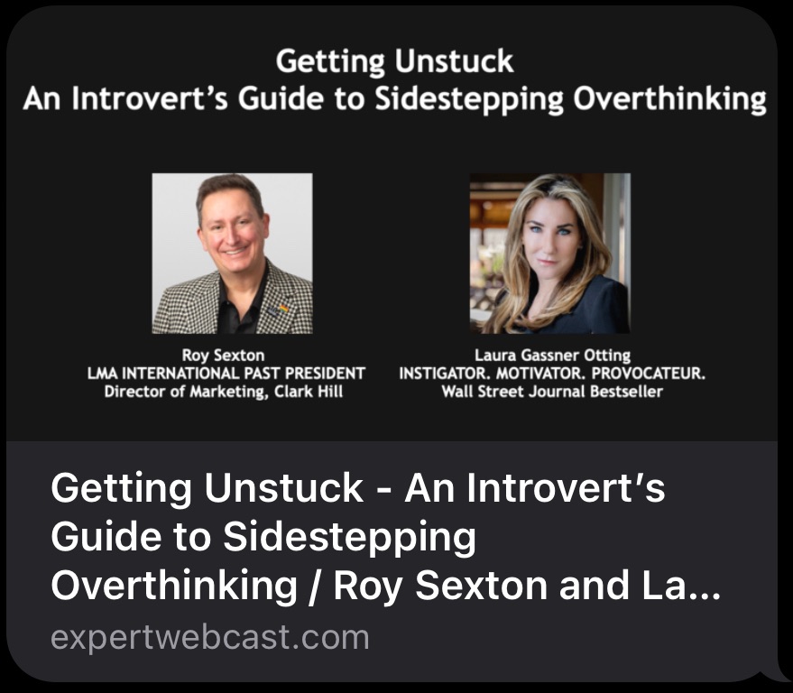 “All the World’s YOUR Stage” … Getting Unstuck: An Introvert’s Guide to Sidestepping ...